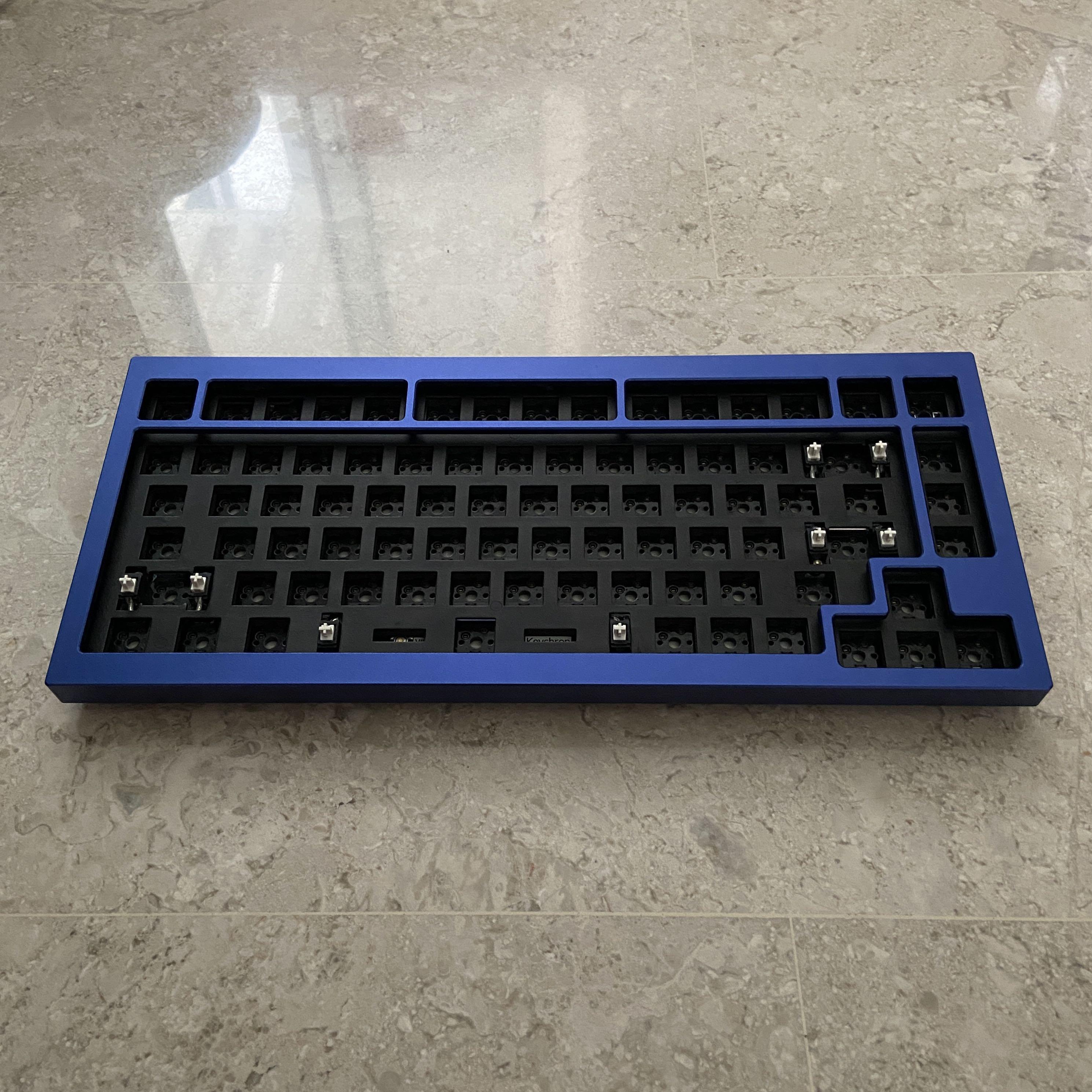 Keychron Q1 Keyboard - Barebones Navy Blue, Computers & Tech, Parts ...