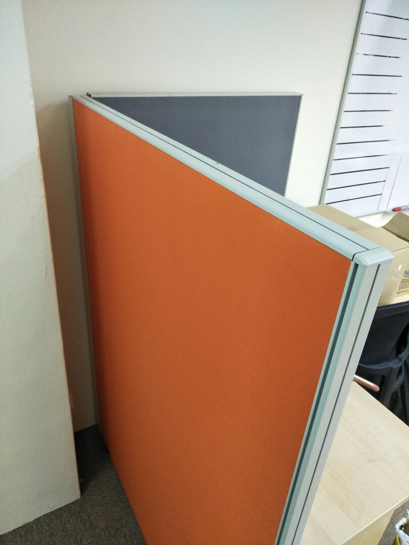 L shaped partition for writing desk, Furniture & Home Living, Furniture ...