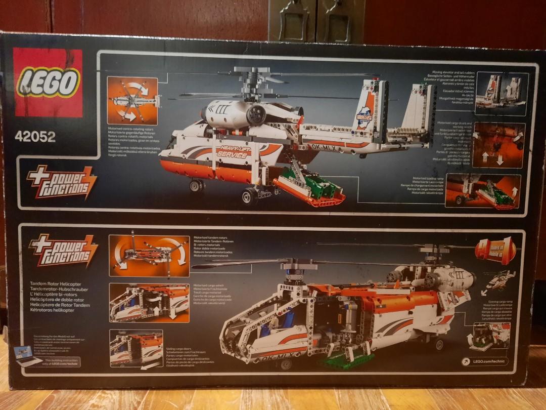 Lego Technic Heavy Lift Helicopter 42052(battery model), Hobbies & Toys ...