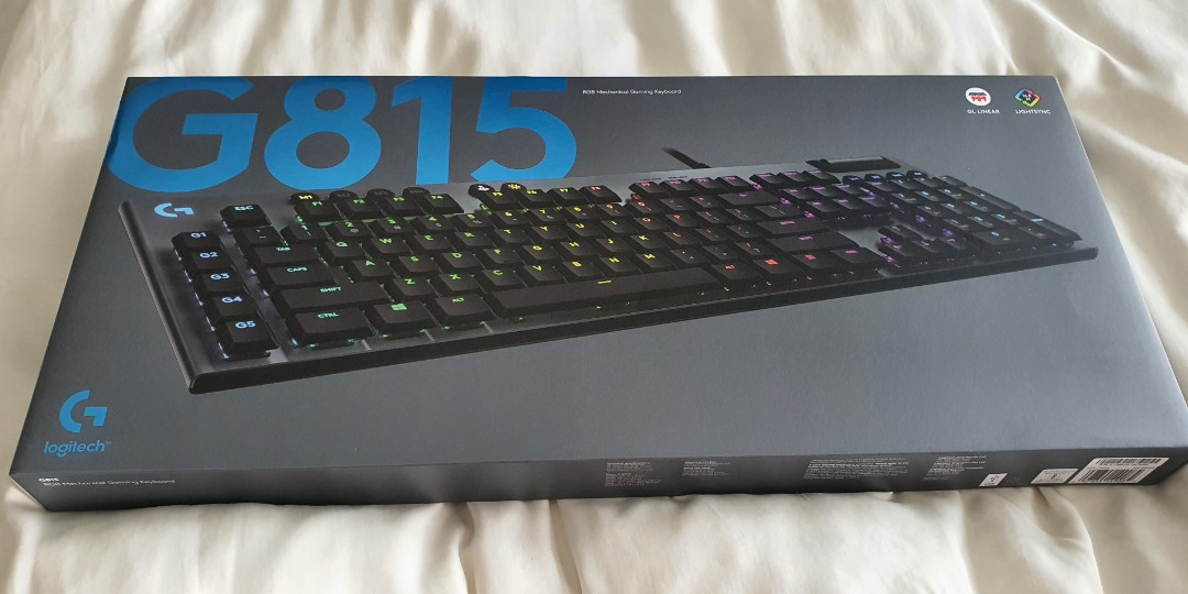 Logitech G815 wired RGB mechanical gaming keyboard, Computers & Tech ...