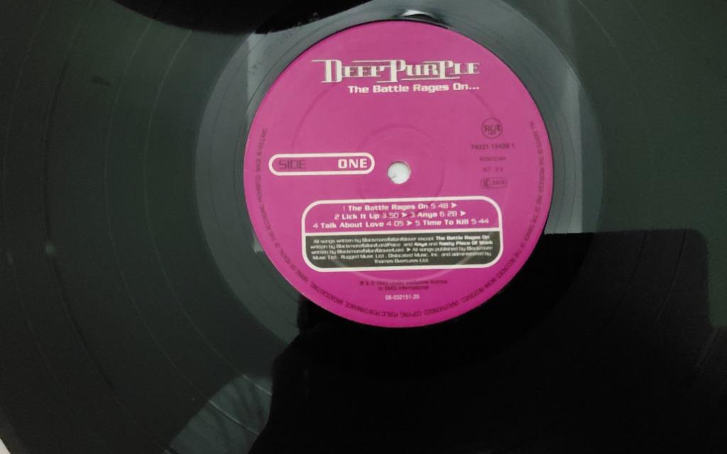 Lp Deep Purple The battle rages on Original 1993, Hobbies & Toys, Music & Media, CDs & DVDs on ...