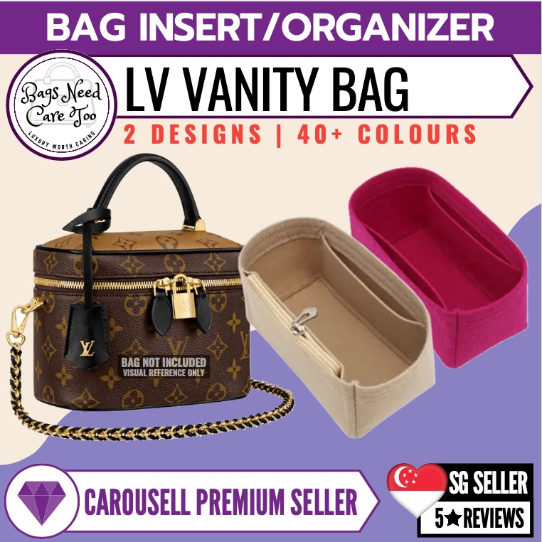 LV Vanity Bag Organiser Inner Bag Insert Organizer to prevent stain ...