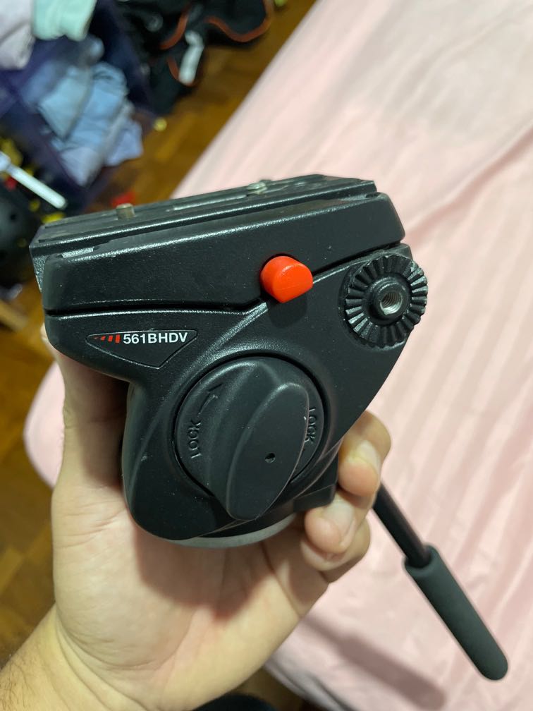 Manfrotto 561BHDV FLUID VIDEO HEAD ONLY, Photography, Photography ...