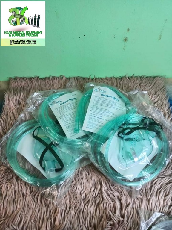 Medical oxygen tank mask, Health & Nutrition, Face Masks & Face Shields ...