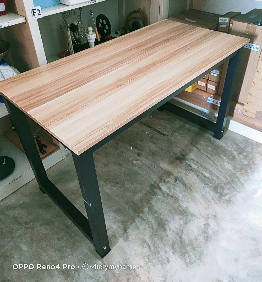 MEJA SAHAJA (MEJA SOLID MEJA MAKAN MEJA KOMPUTER) COMPUTER TABLE ...