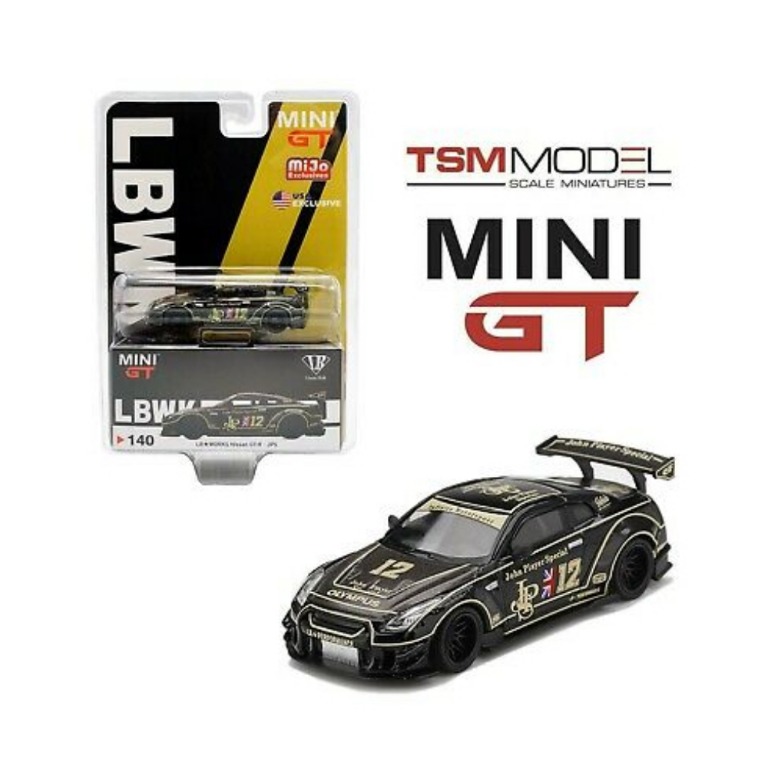 Mini GT 1/64 Scale Nissan GT-R R35 Type 2 LBW John Player Special Die ...