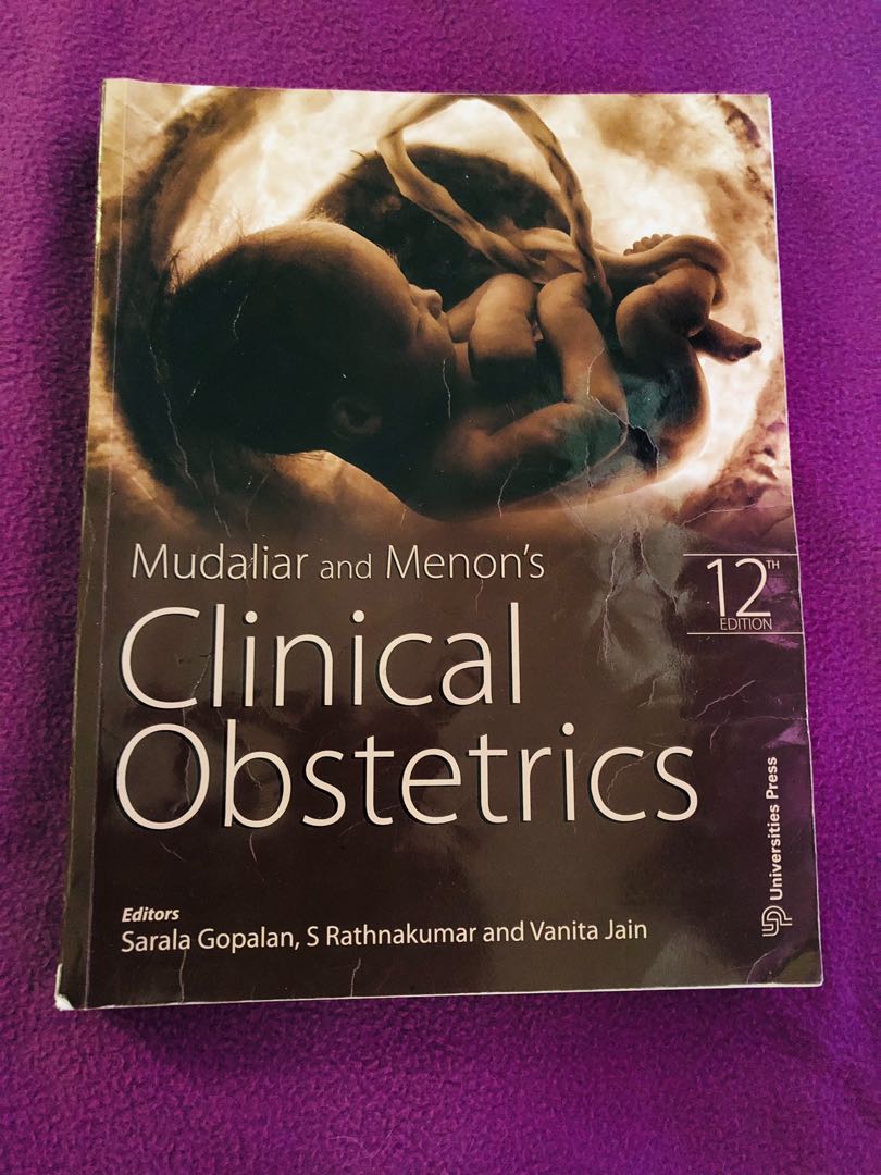 Mudaliar and Menon’s clinical obstetrics, Hobbies & Toys, Books ...