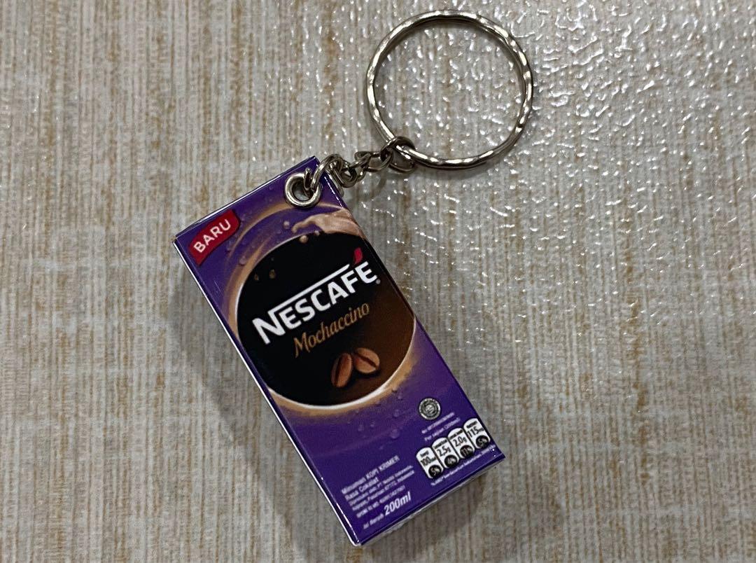 Nescafe Mochaccino Drink Box Miniature Keychain, Hobbies & Toys ...