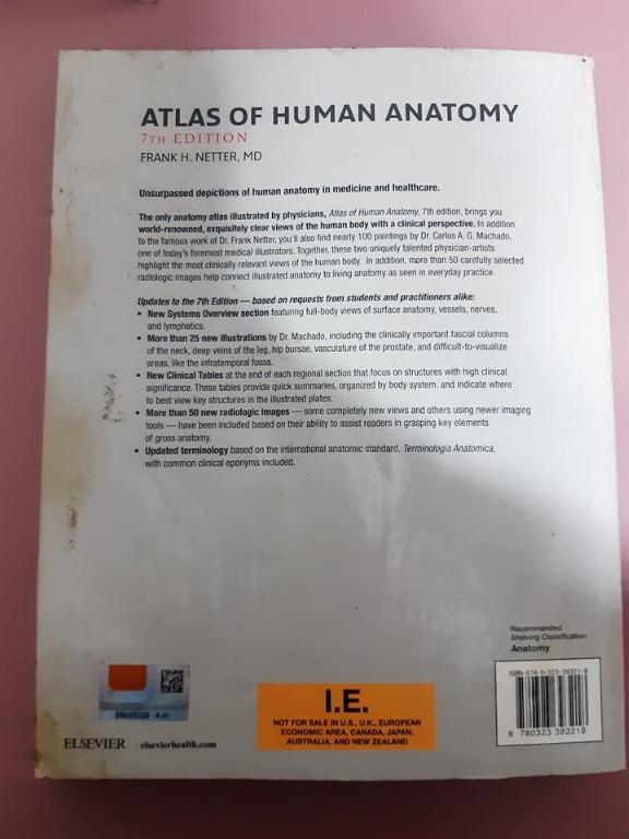 Netter's Atlas of Human Anatomy 7th ed (International ed), Hobbies ...