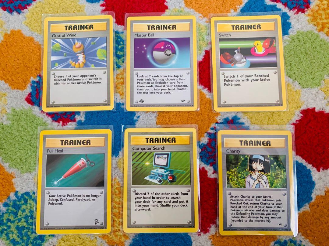 Pokemon TCG : Vintage Trainer Cards Bundle. Good lightly played ...