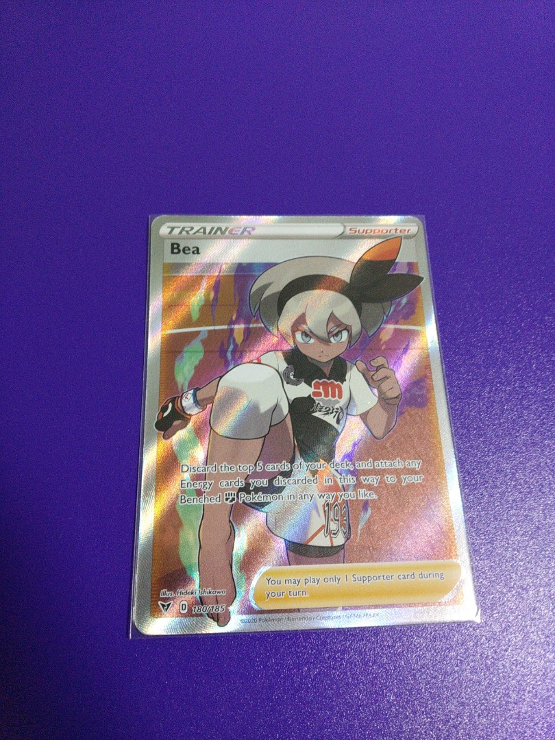 Pokemon TCG Bea Full Art Trainer Ultra Rare - SS4 Vivid Voltage ...