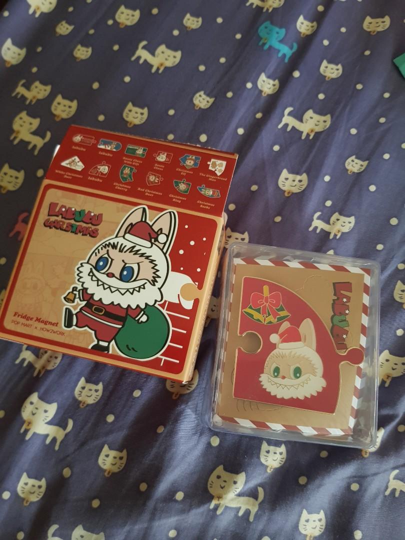Popmart - Labubu Christmas Fridge Magnet, Hobbies & Toys, Toys & Games ...