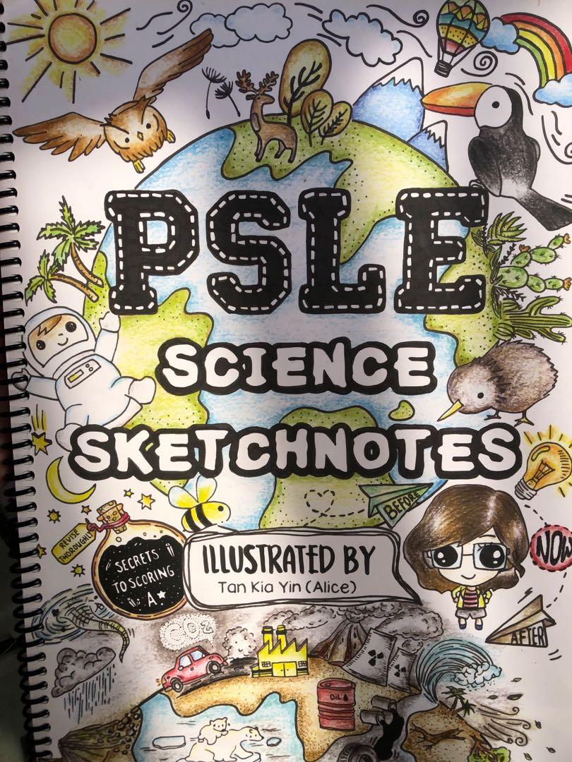 Bundle of 2 Books - PSLE Science Sketchnotes & Newton A Star Answering ...