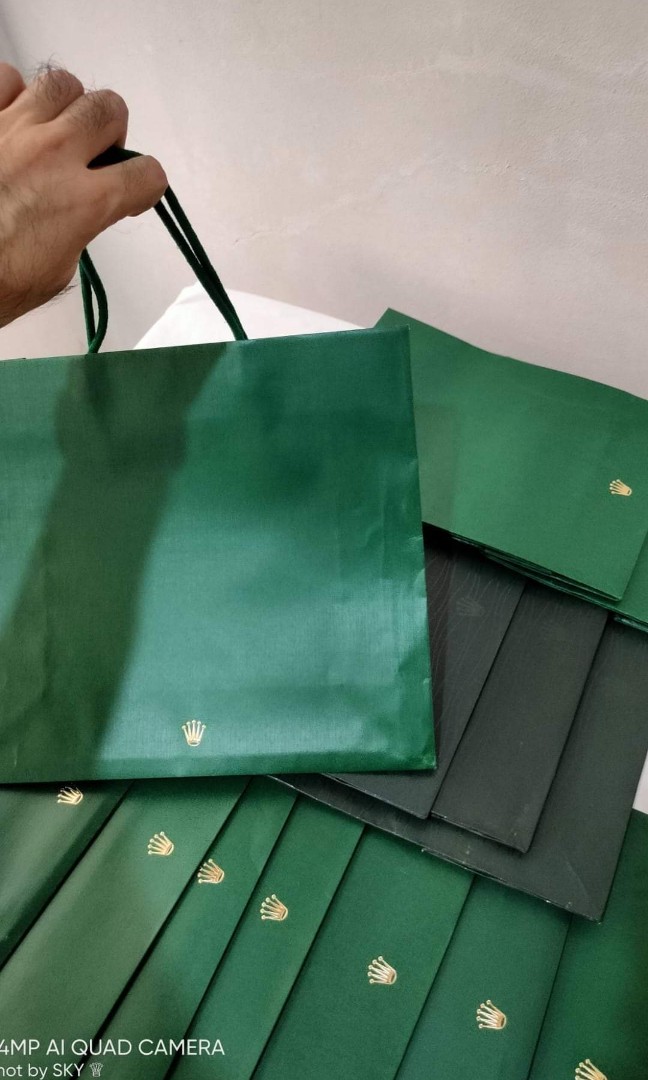Rolex paper bag, Luxury, Watches on Carousell