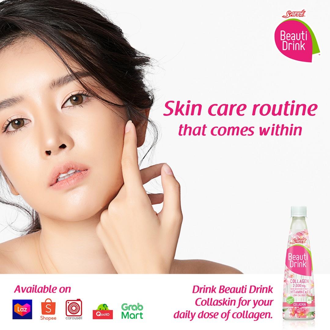 Sappe Beauti Collaskin 24 bottles, Health & Nutrition, Health ...