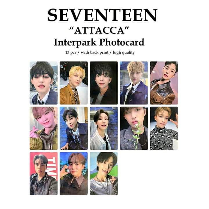 SEVENTEEN ATTACCA INTERPARK/WEVERSE Photocard (READ THE NOTE), Hobbies ...