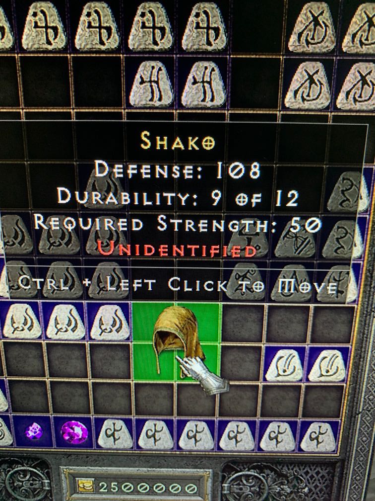 Shako UNID Diablo 2 resurrected D2, Video Gaming, Gaming Accessories ...