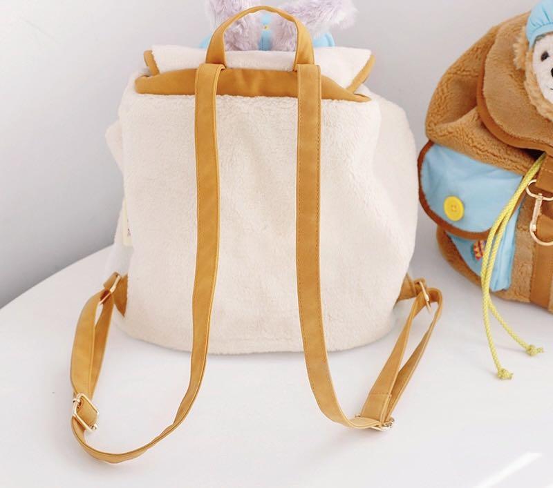 Shellie May and Duffy Bear Fleece Backpack, Women's Fashion, Bags ...