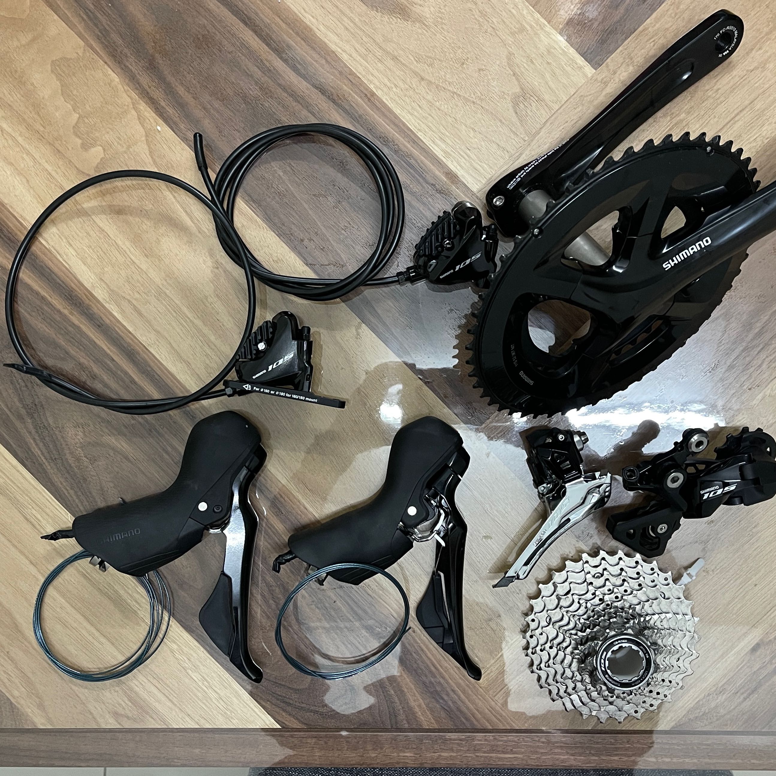 Shimano 105 R7000 Groupset (Mix), Sports Equipment, Bicycles & Parts ...