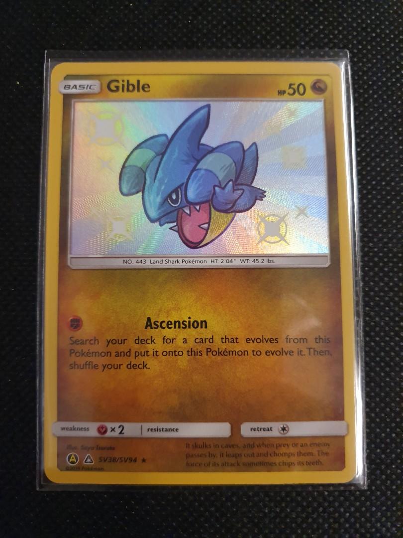 Shiny Gible - Hidden Fates - Pokemon TCG, Hobbies & Toys, Toys & Games ...