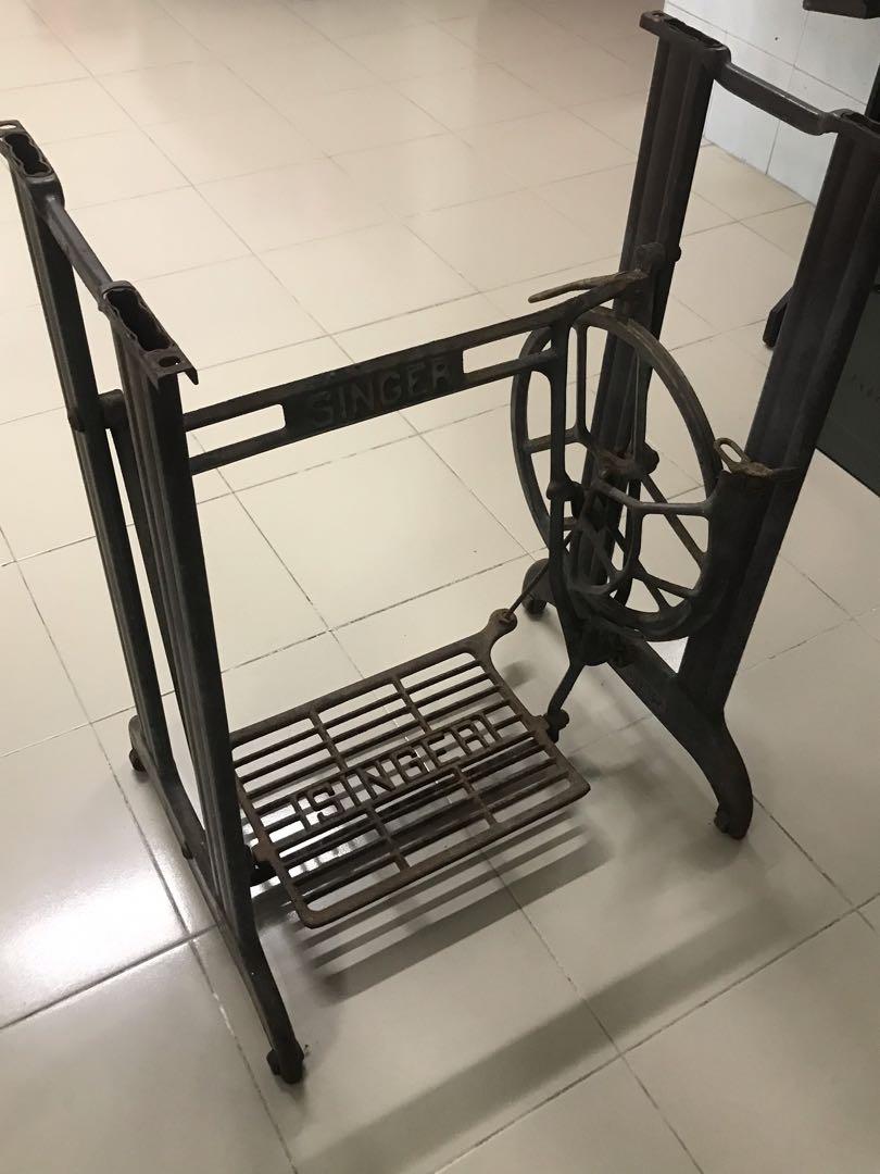 Singer sewing stand only, Furniture & Home Living, Home Decor, Other ...