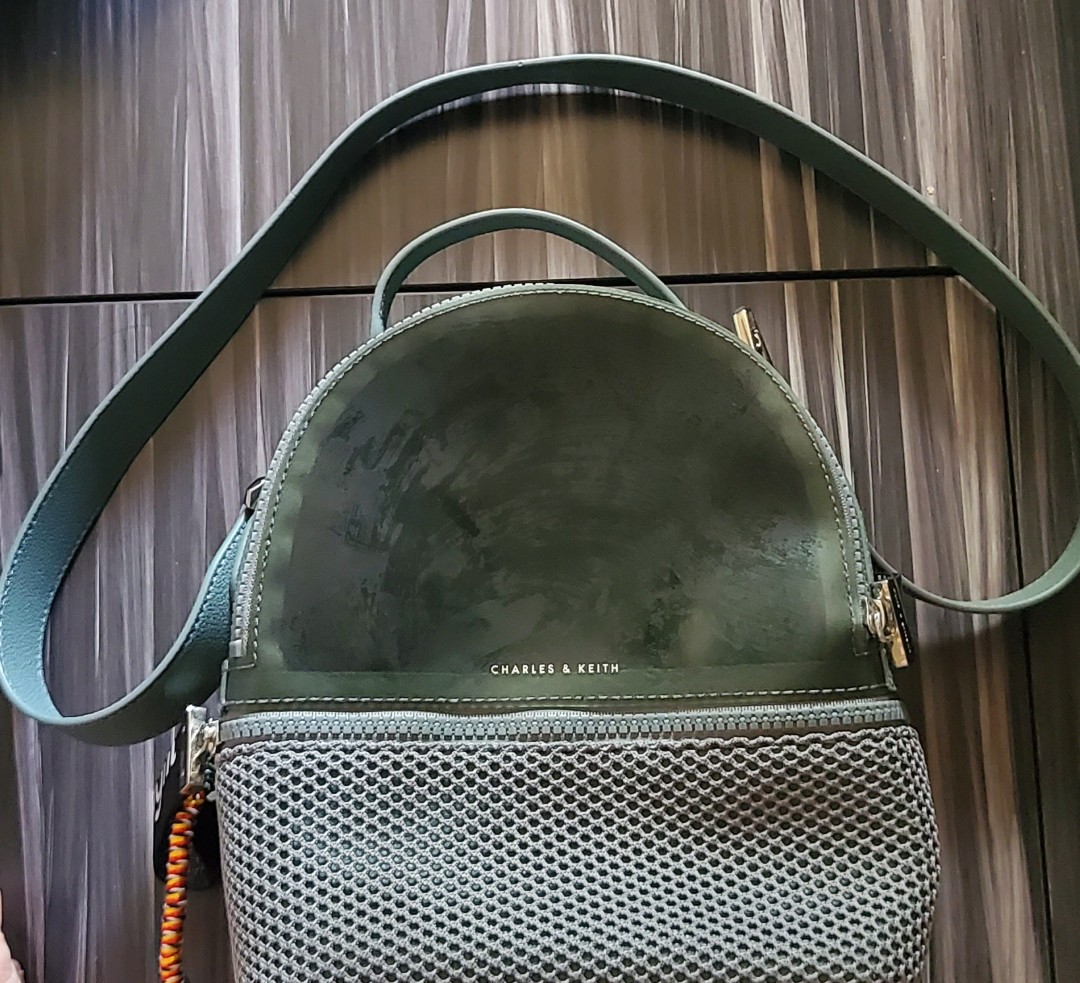 Small haversack leather bag, Women's Fashion, Bags & Wallets, Cross ...