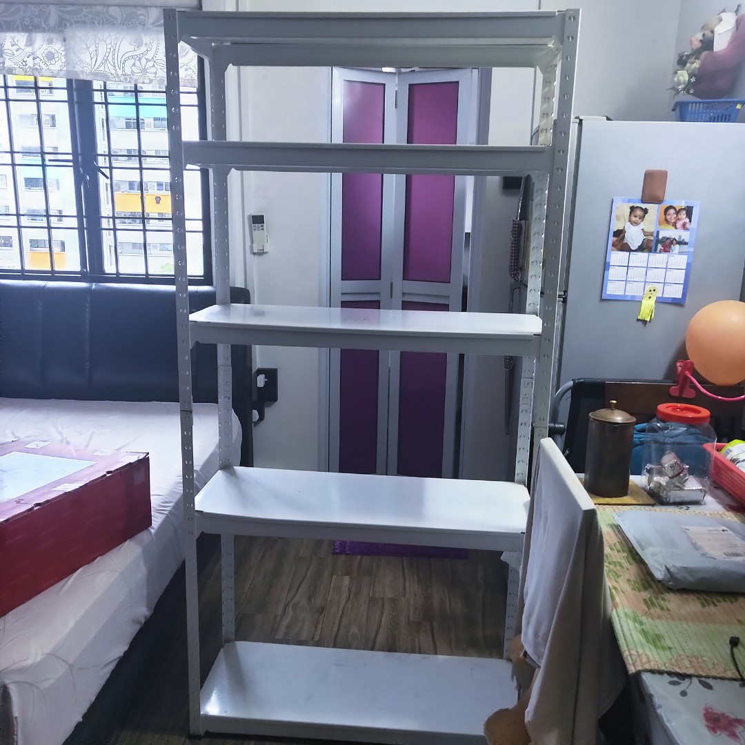 Metal Rack Solid Heavy Duty 5 tier, Furniture & Home Living, Furniture ...