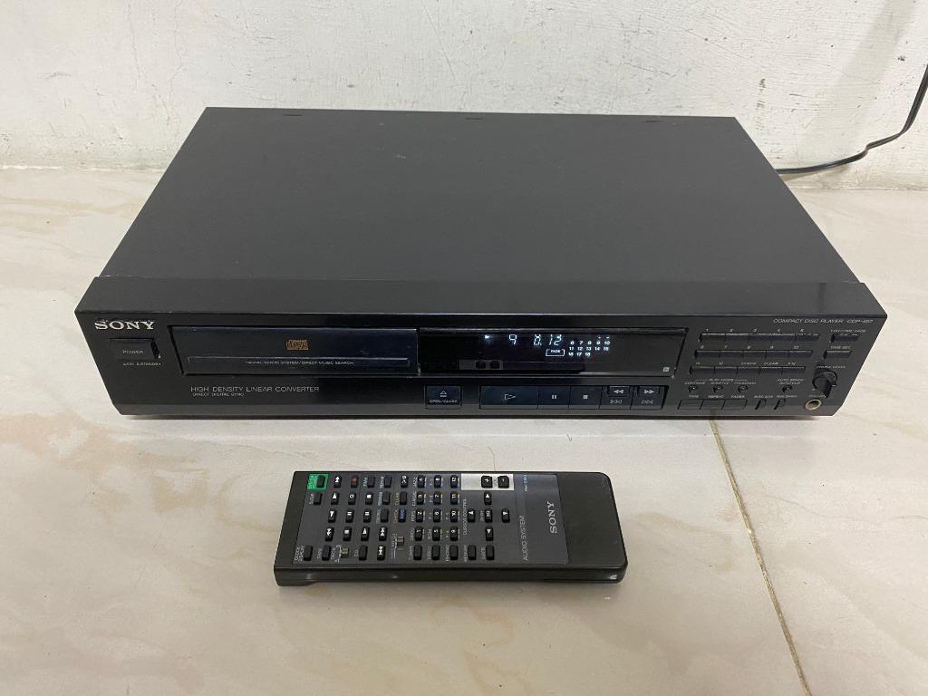 SONY CDP 497 CD撥放器 CD播放機 日本製造, 耳機及錄音音訊設備, 音樂播放裝置 MP3及CD 播放器在旋轉拍賣