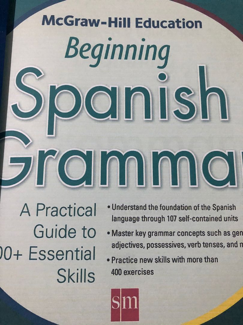 Spanish Grammar Book - for Beginners (A1/A2), Hobbies & Toys, Books ...