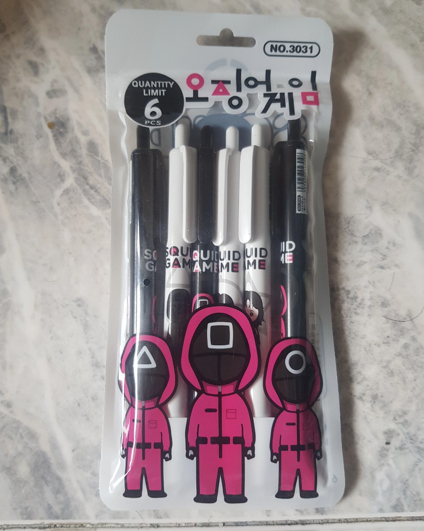 Squid game pen set, Hobbies & Toys, Stationery & Craft, Stationery ...