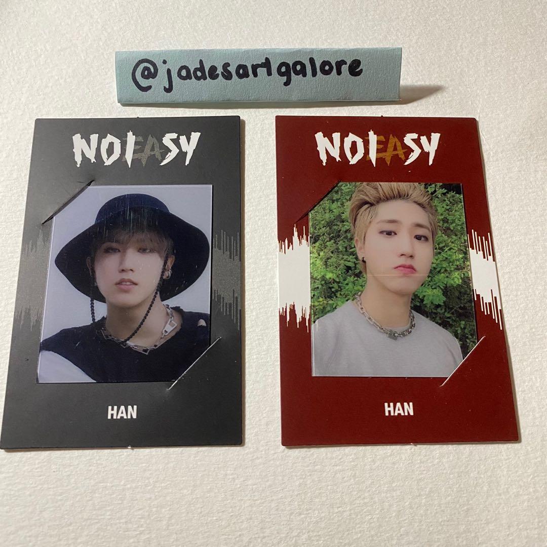 Stray Kids NoEasy Han Black and Red Frame POB, Hobbies & Toys ...