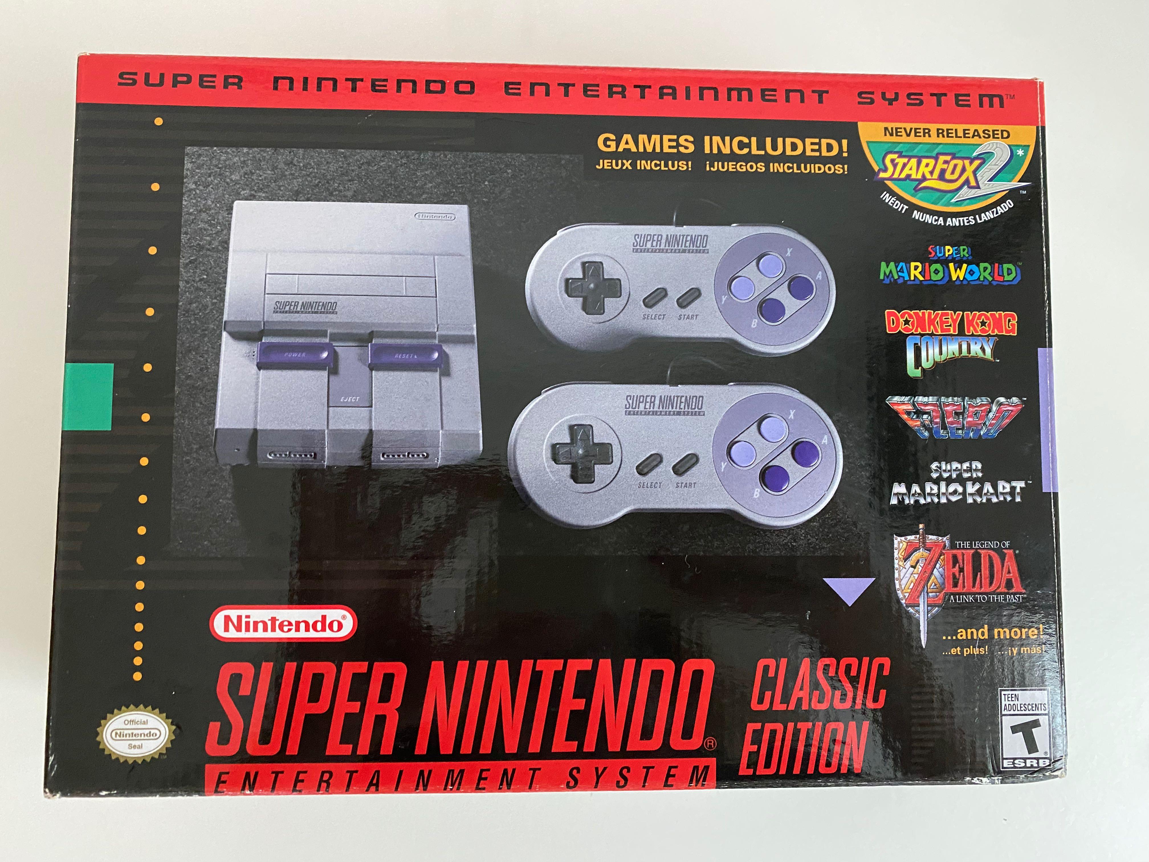 Super Nintendo Classic Edition NES console, Video Gaming, Video Game ...
