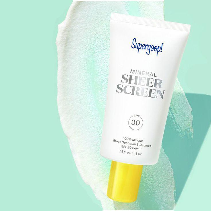 SUPERGOOP! Mineral Sheer Screen SPF 30, Beauty & Personal Care, Face ...