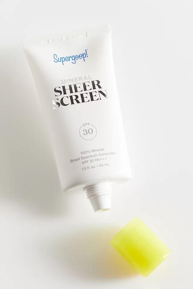 SUPERGOOP! Mineral Sheer Screen SPF 30, Beauty & Personal Care, Face ...