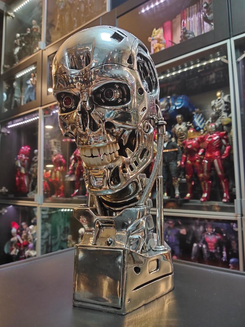 Terminator life size 1:1 endoskeleton head T:2 props replica, Hobbies ...