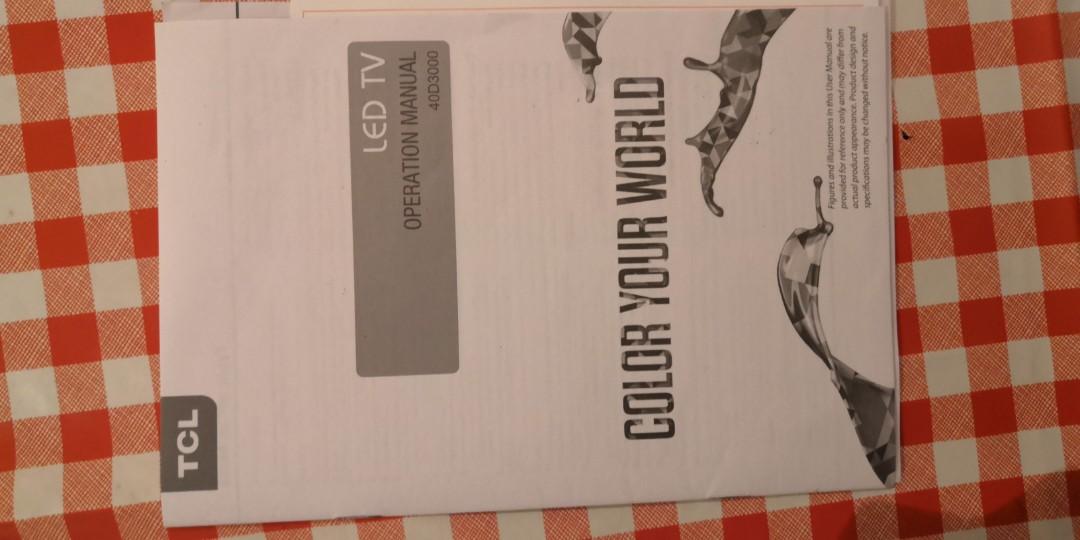 TV TCL 40 Inch, TV & Home Appliances, TV & Entertainment, TV on Carousell