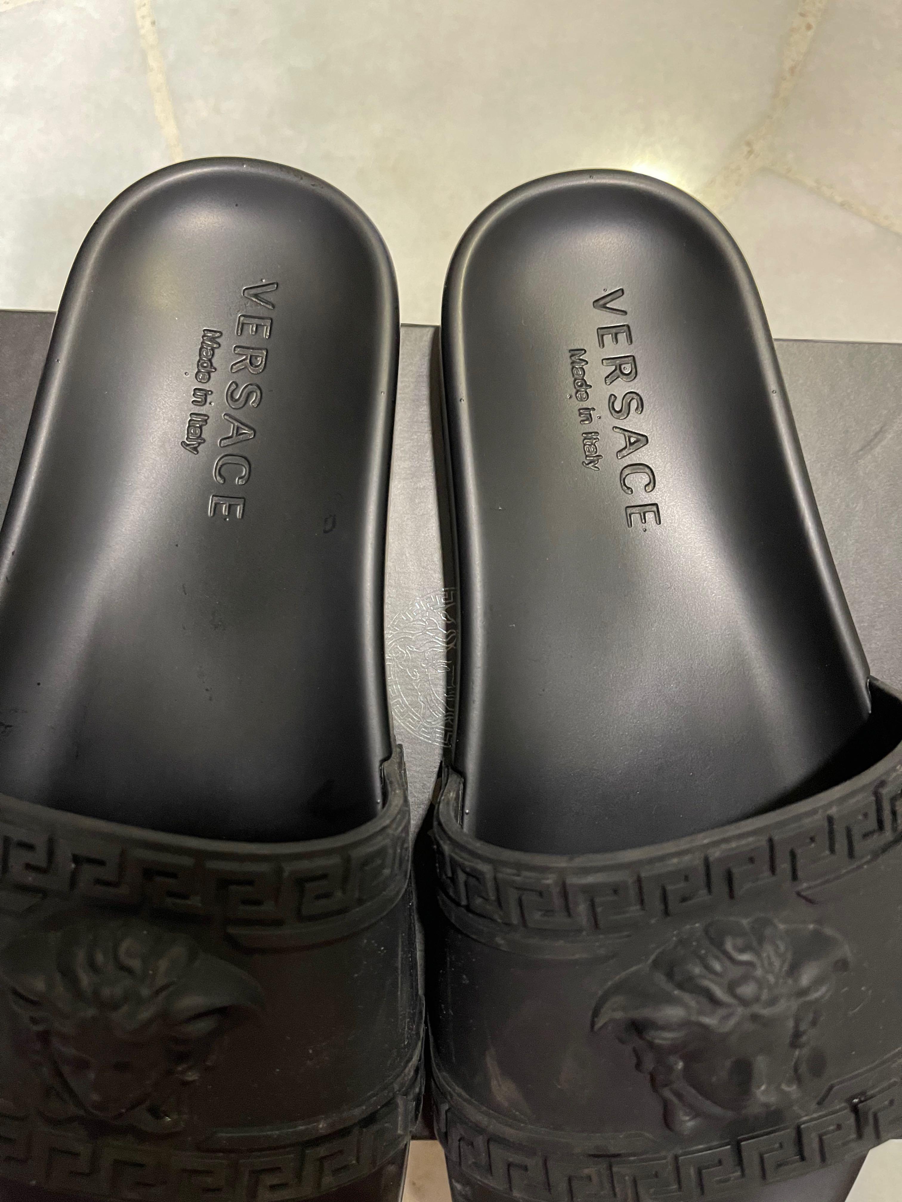 Versace slides, Men's Fashion, Footwear, Casual shoes on Carousell