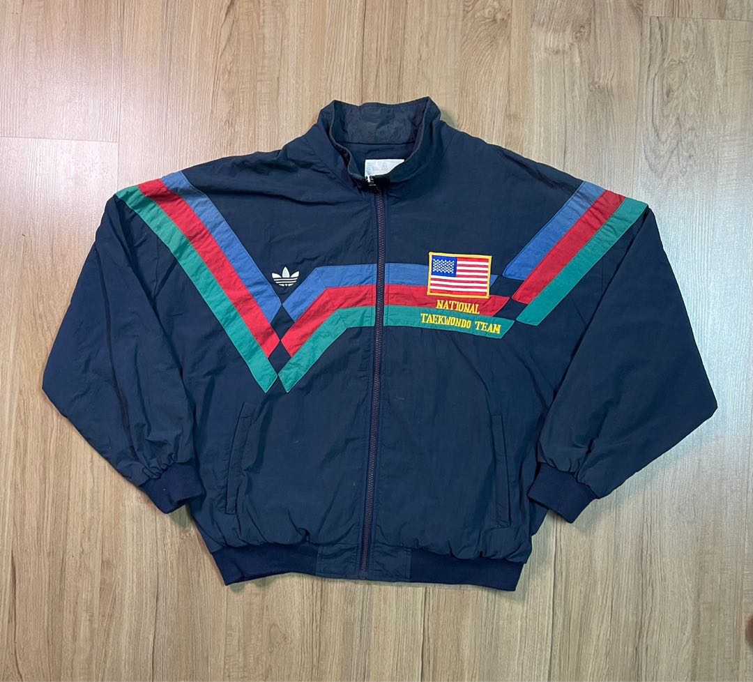 Vintage adidas Team Usa tracktop, Men's Fashion, Tops & Sets, Hoodies ...
