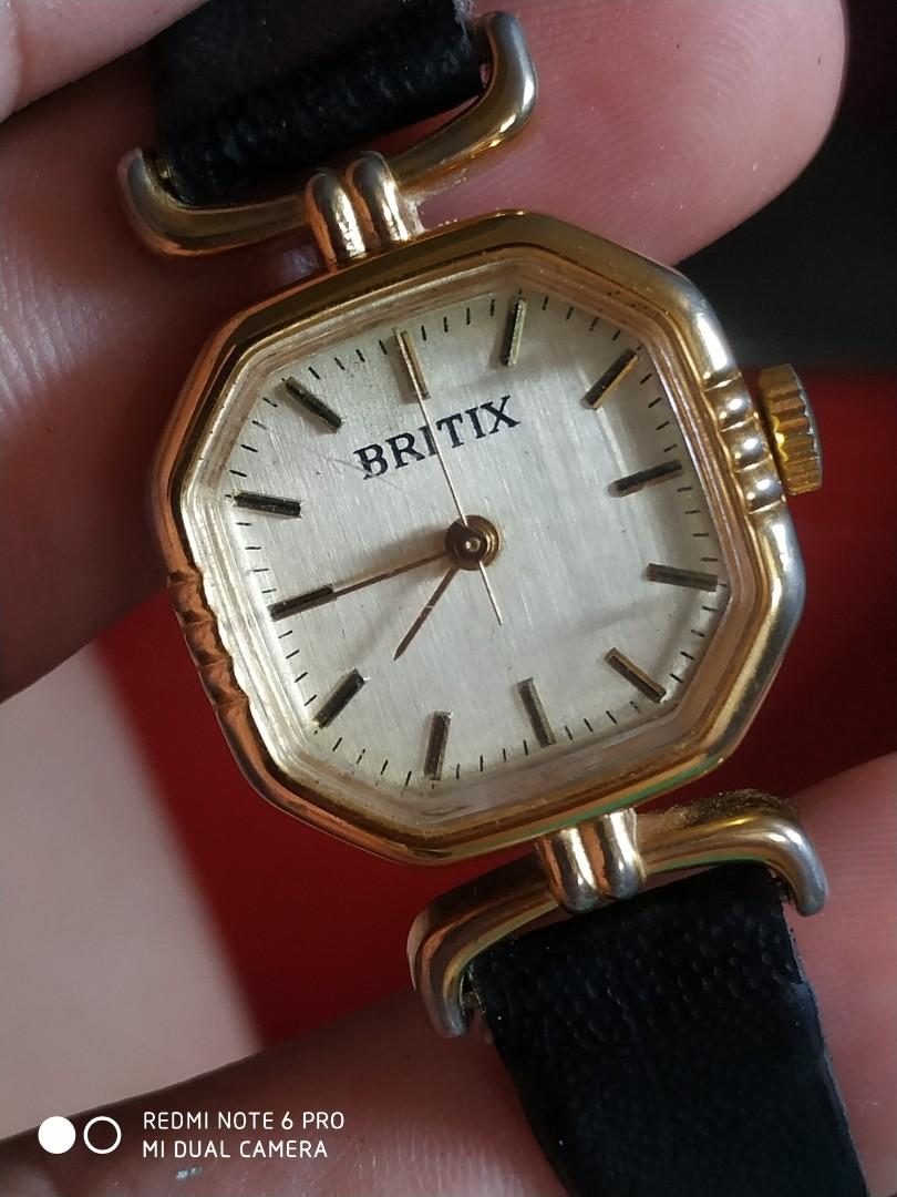 Vintage Britix manual wind lady watch, Men's Fashion, Watches ...