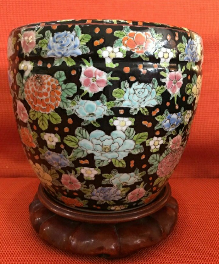 Vintage Peranakan Nonya Flower Pot, Hobbies & Toys, Memorabilia ...
