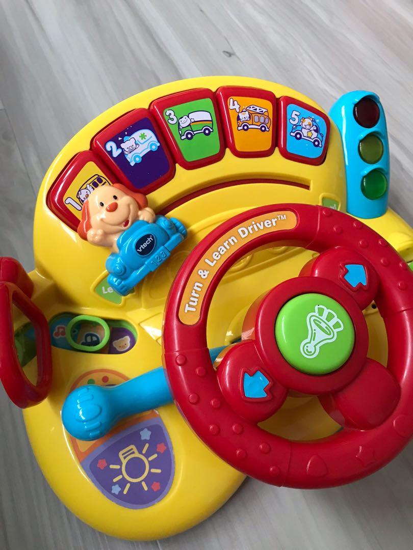 Vtech Turn And Learn Driver Toy, Babies & Kids, Infant Playtime on ...
