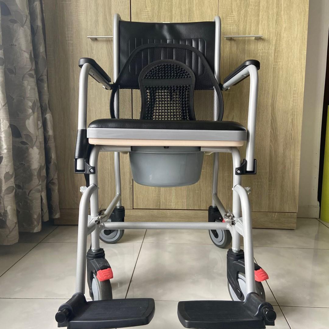 Wheeled Commode, Health & Nutrition, Assistive & Rehabilatory Aids ...