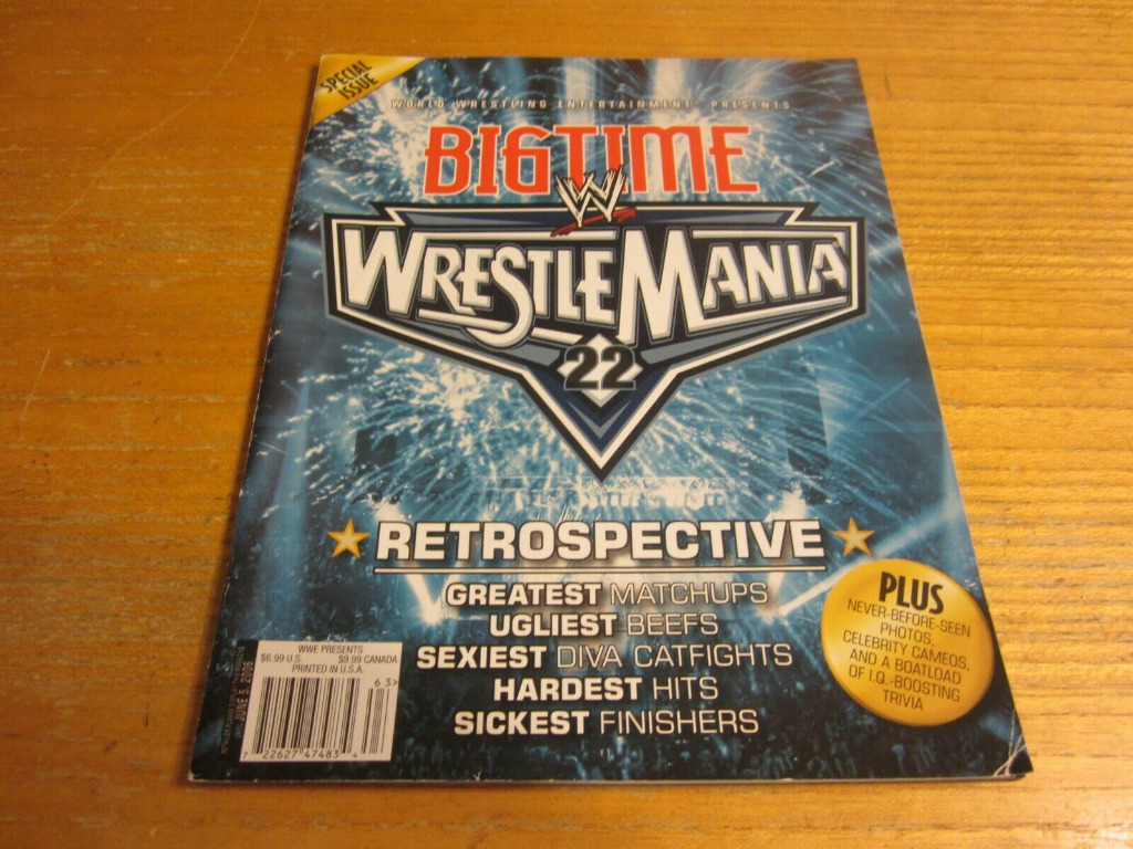 WWE WRESTLEMANIA MAGAZINE, Hobbies & Toys, Books & Magazines, Magazines ...