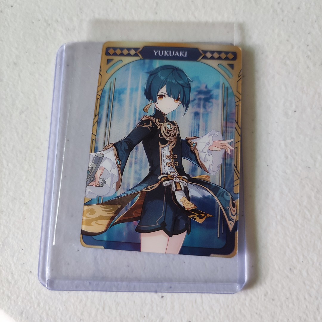 XINGQIU - Genshin Impact Collectible Metal Cards (Bandai/Carddass ...