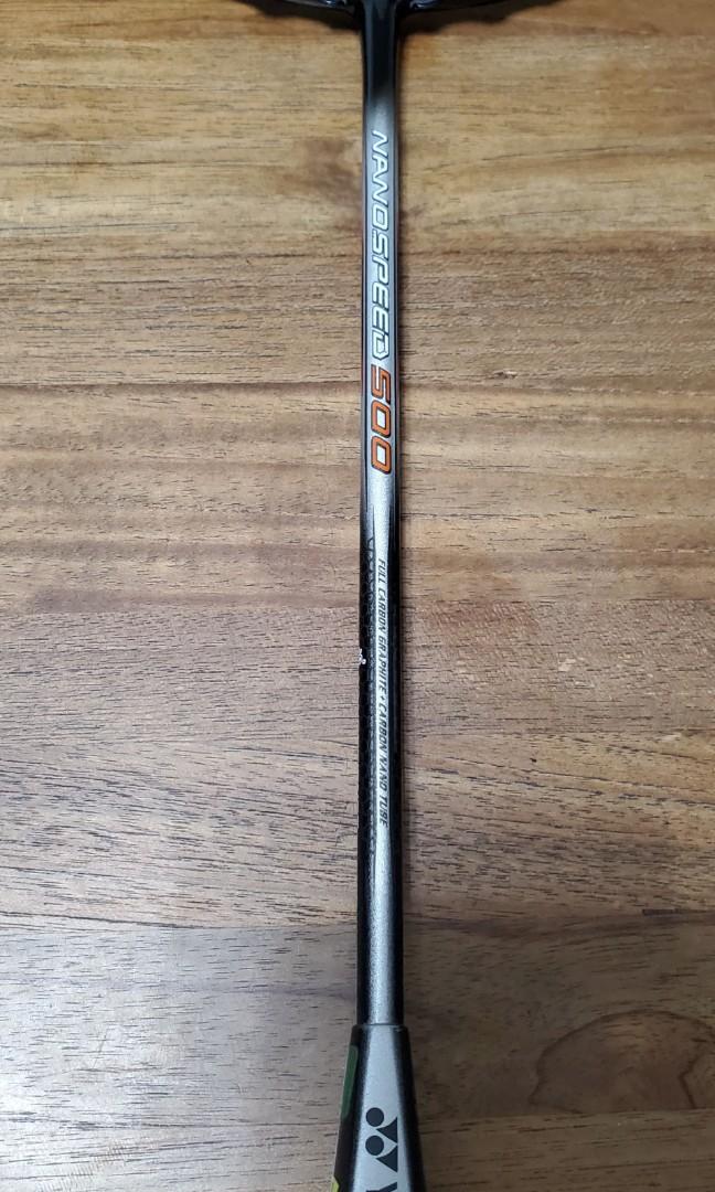Yonex Badminton Racket - Nanospeed 500, Sports Equipment, Sports ...