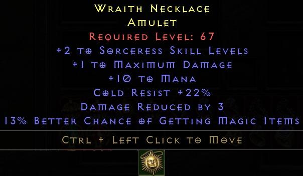 Tal Rasha's Amulet - 28Res 20Res Mara's Kaleidoscope - +2 Skills Rare ...