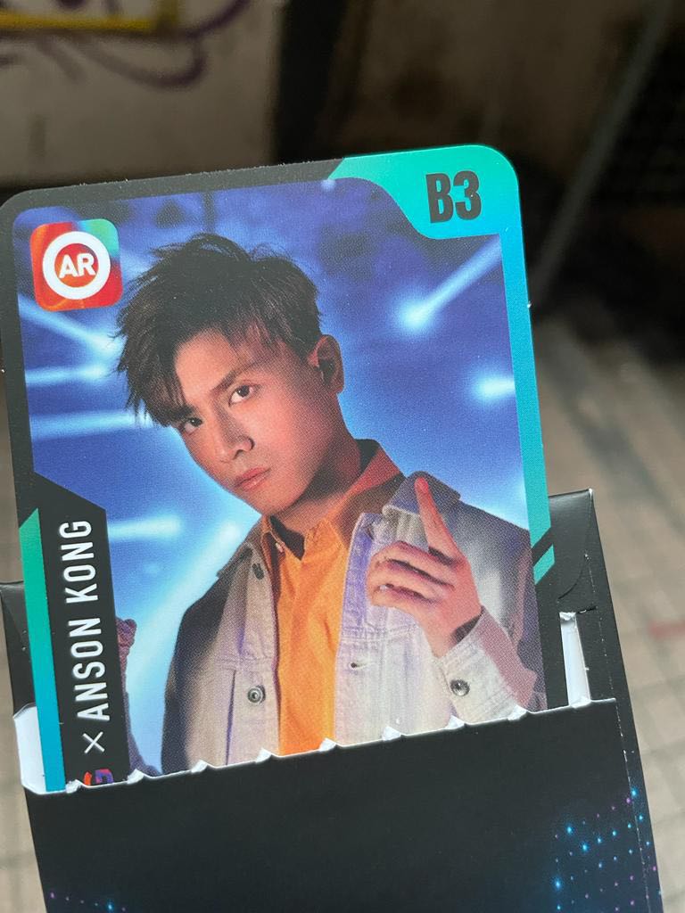 [換/買 ] Anson Kong x CSL AR card, 興趣及遊戲, 收藏品及紀念品, 明星周邊 - Carousell