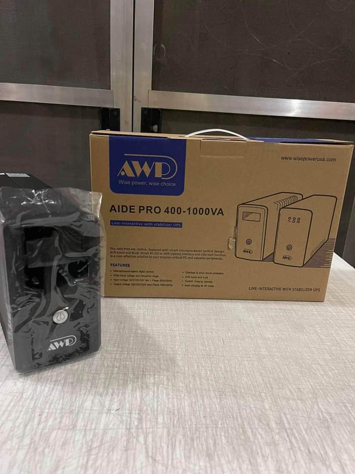 AWP AID1000 Pro LCD UPS 1000VA/600W, Computers & Tech, Parts ...