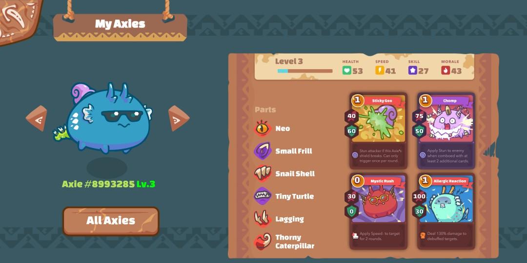 Axie infinity (Plant, Beast, Dusk), Video Gaming, Video Games, Others ...