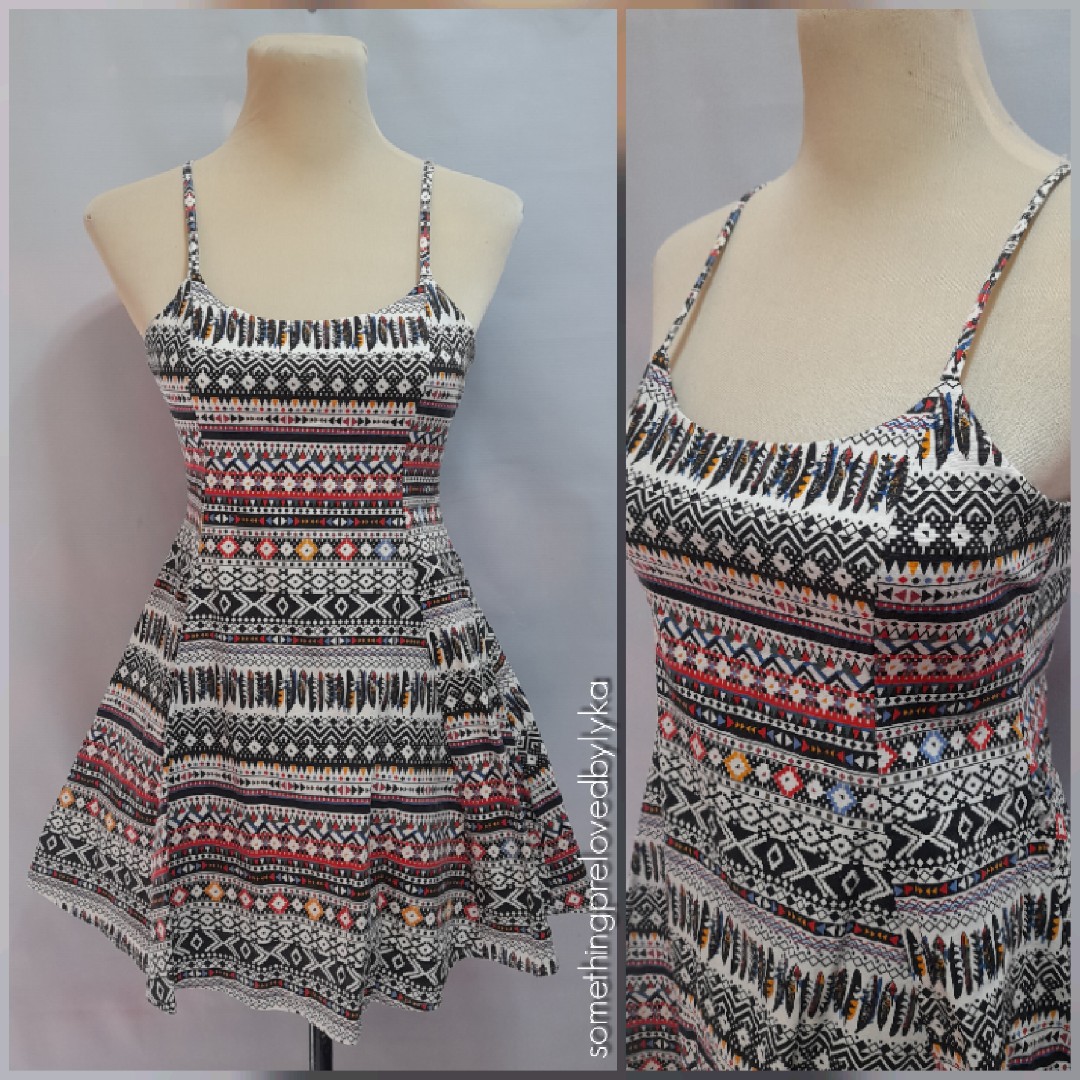 Aztec Mini Dress, Women's Fashion, Dresses & Sets, Dresses on Carousell